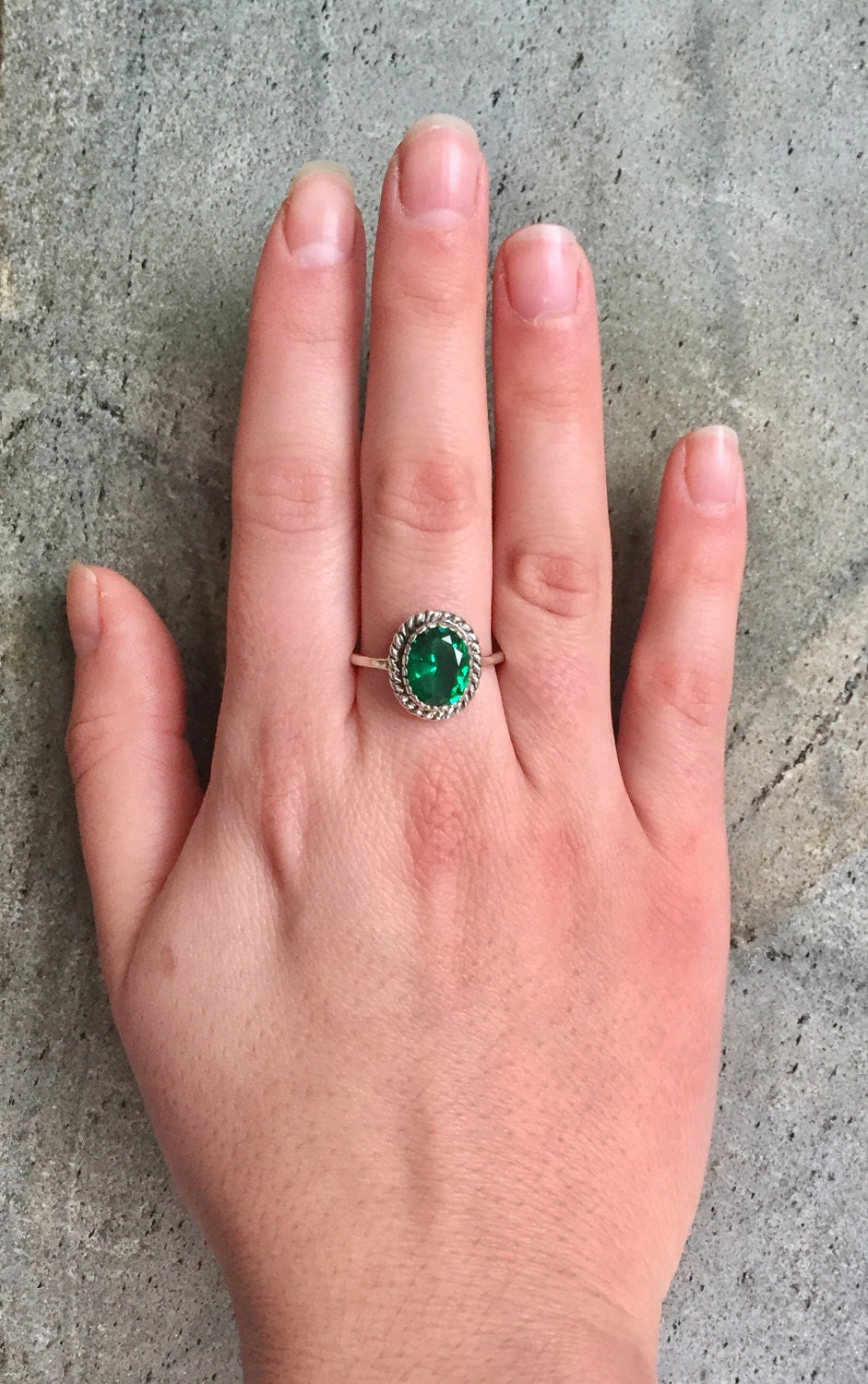Emerald Ring Antique Ring Vintage Ring Antique Emerald - Etsy