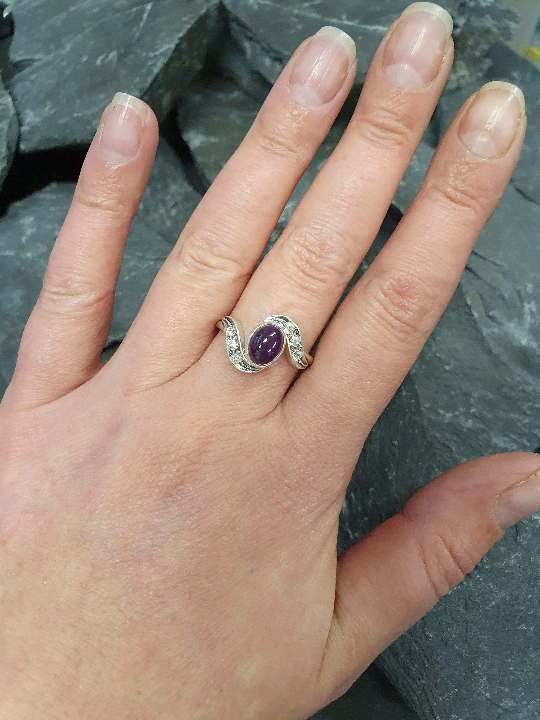 Ruby Ring Natural Ruby Vintage Ruby Ring July Birthstone | Etsy