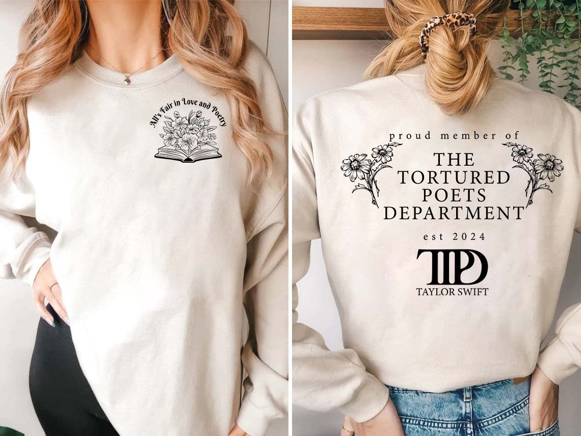 The Tortured Poets Department PNG Files for Sweatshirt, the Tortured ...