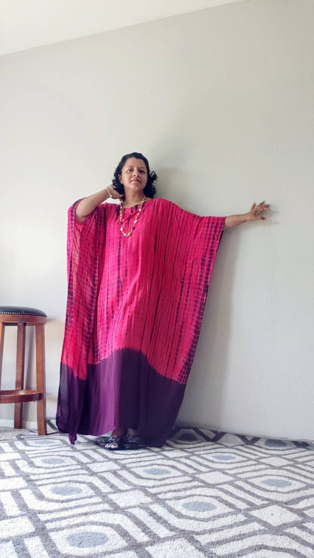 Red Kaftans, Red Caftans, Long Red Kaftan, Tie Dye Kaftans, Red Tie Dye ...
