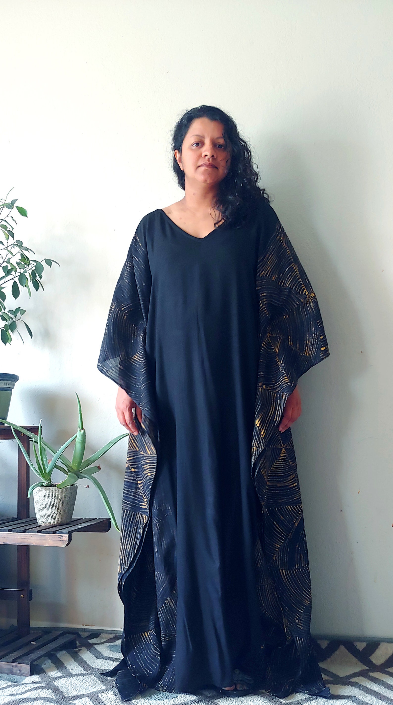 Black Kaftans, Black Kaftan Dress, Kaftan Dress, Kaftans for Women ...