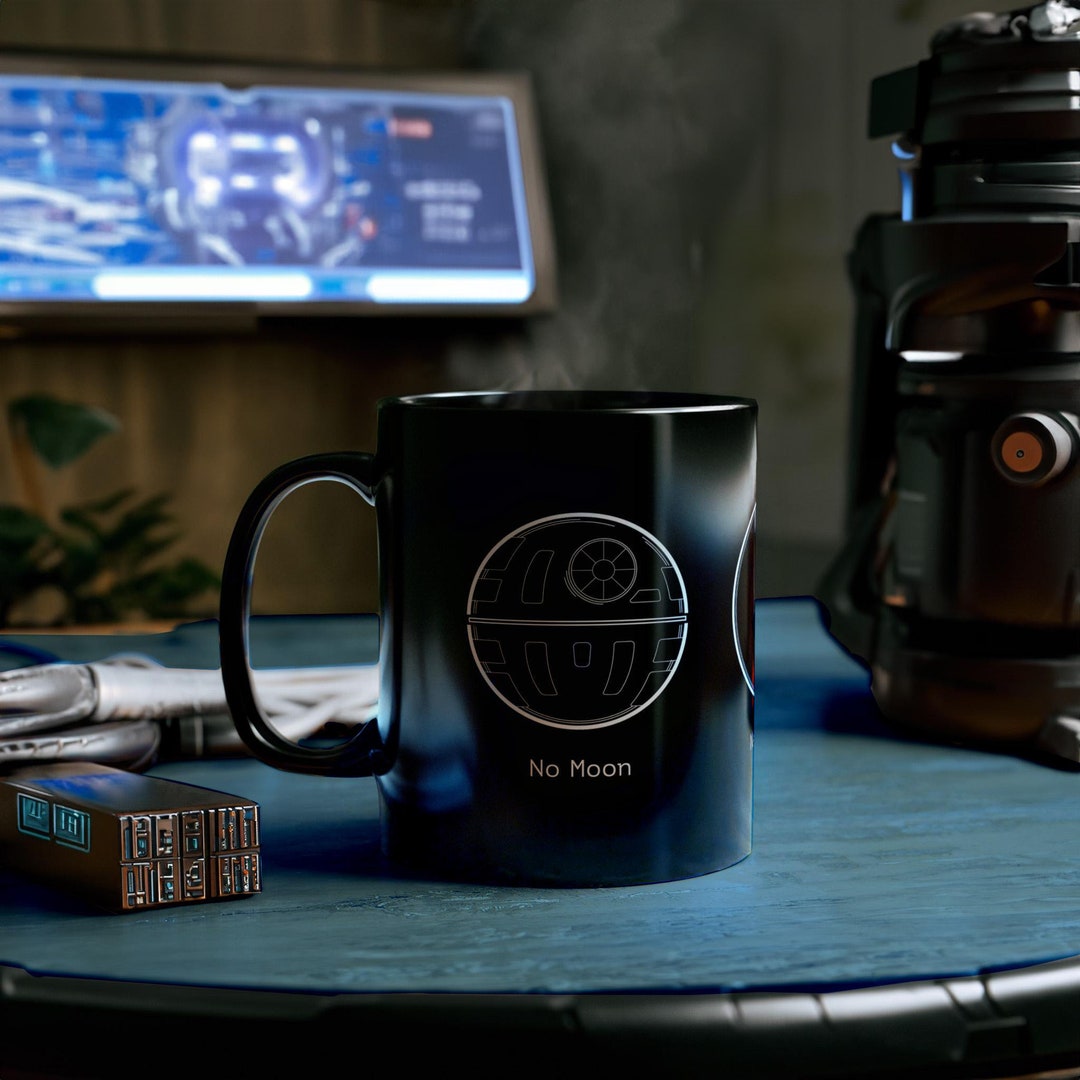 Sci-fi Moon Phase Mug | Galactic Coffee Cup | Space Lover Gift | Geeky ...