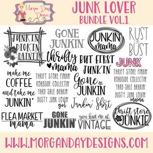 Junkin' SVG - Gone Junkin' SVG - Bundle SVG - Mama Svg - Flea Market ...