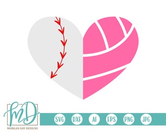 Half heart svg | Etsy