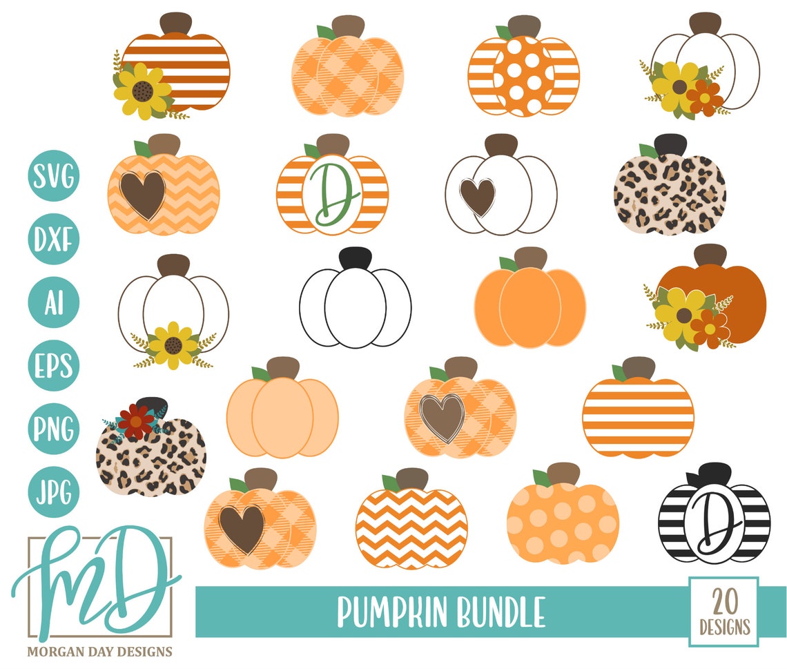 Pumpkin SVG Bundle Pumpkin SVG Fall SVG Bundle Pumpkin | Etsy