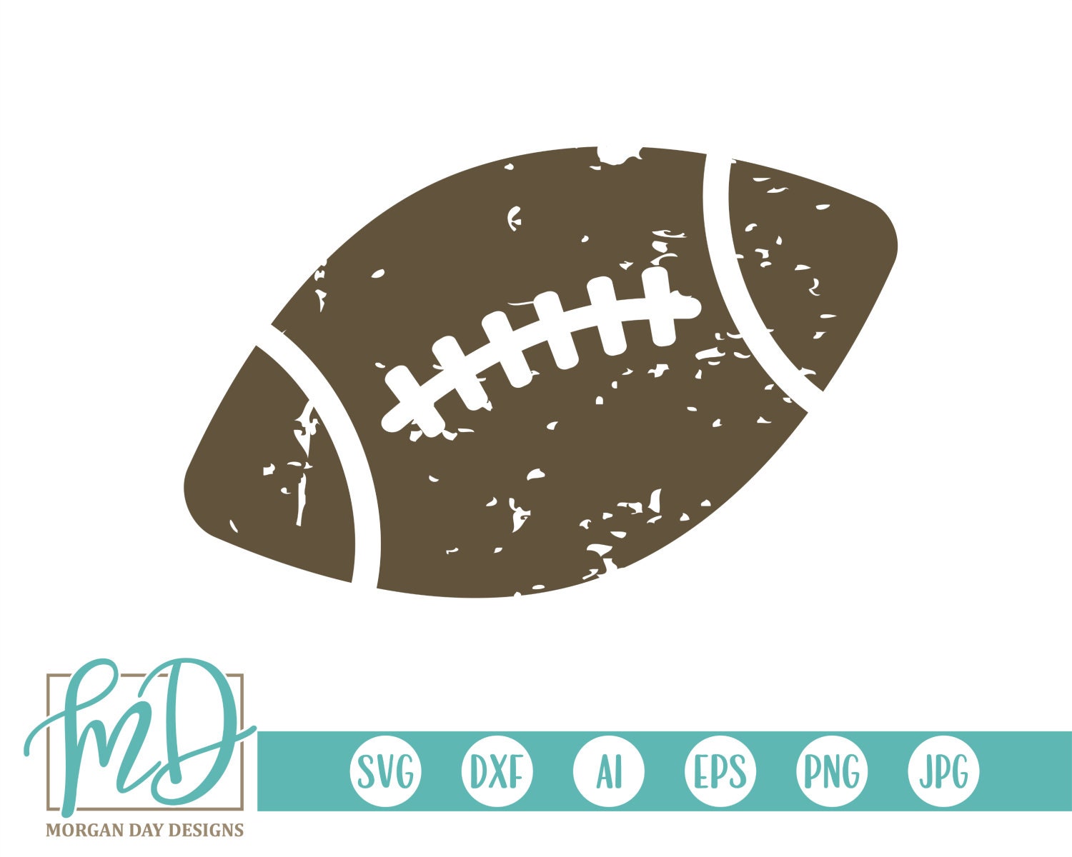 Grunge Football SVG Football SVG Distressed Football SVG - Etsy