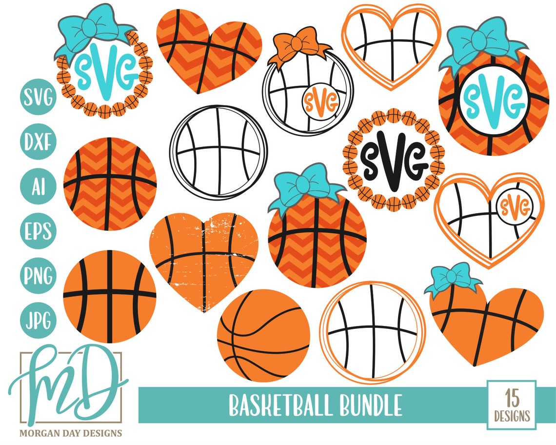 Basketball SVG Basketball Bundle SVG Basketball Monogram - Etsy