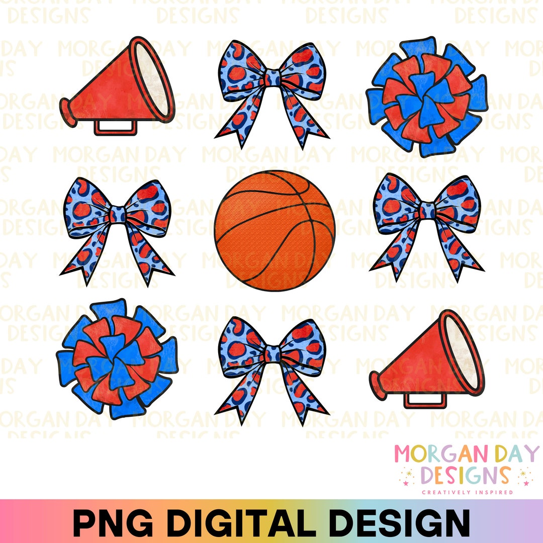 Coquette Cheer PNG, Preppy PNG, Basketball Cheerleader Png, Trendy ...