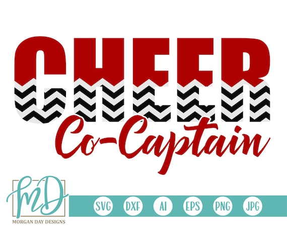 Cheer Captain SVG Cheer Co Captain SVG Cheerleader SVG | Etsy México