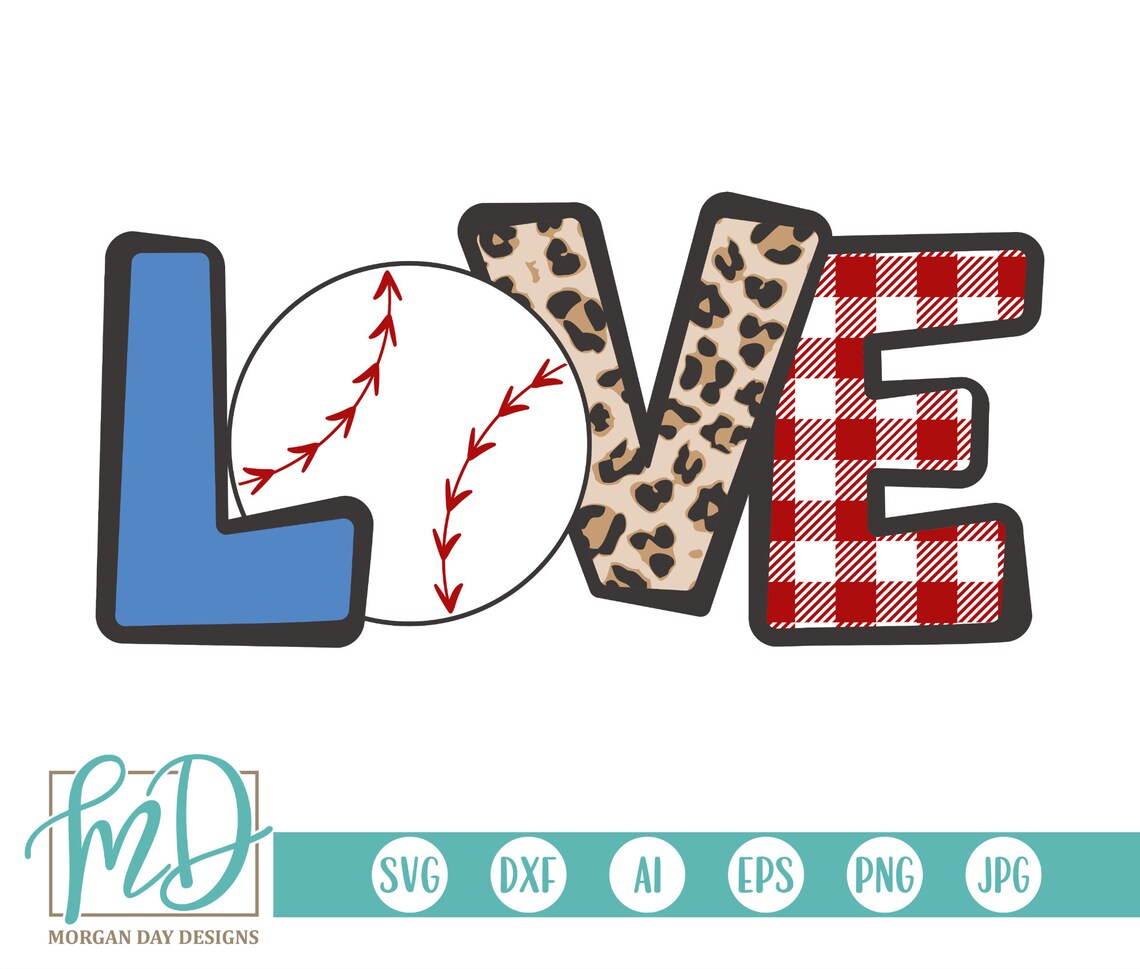 Baseball Love SVG Design Baseball SVG Baseball Mom SVG - Etsy