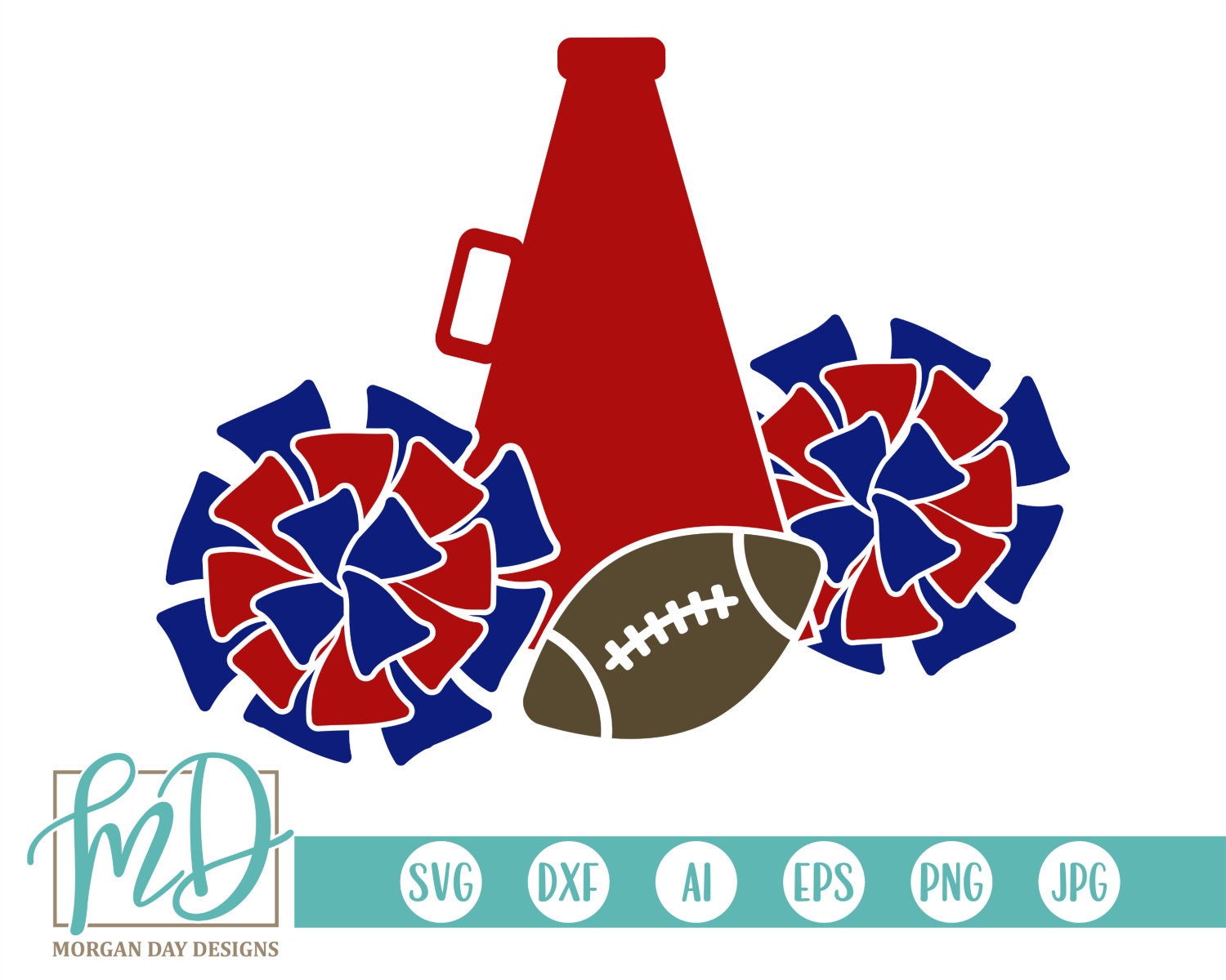 Cheerleader SVG Cheer SVG Football SVG Cheer Football Svg | Etsy