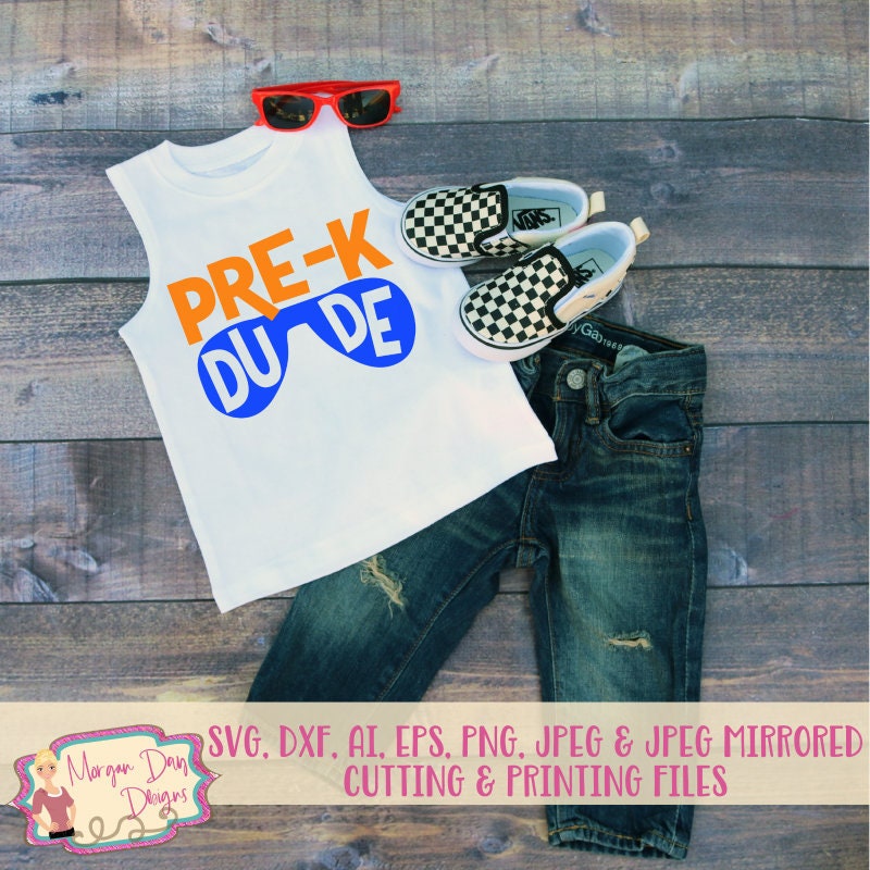 Pre-k Dude SVG Pre-k SVG Back to School SVG School Svg | Etsy
