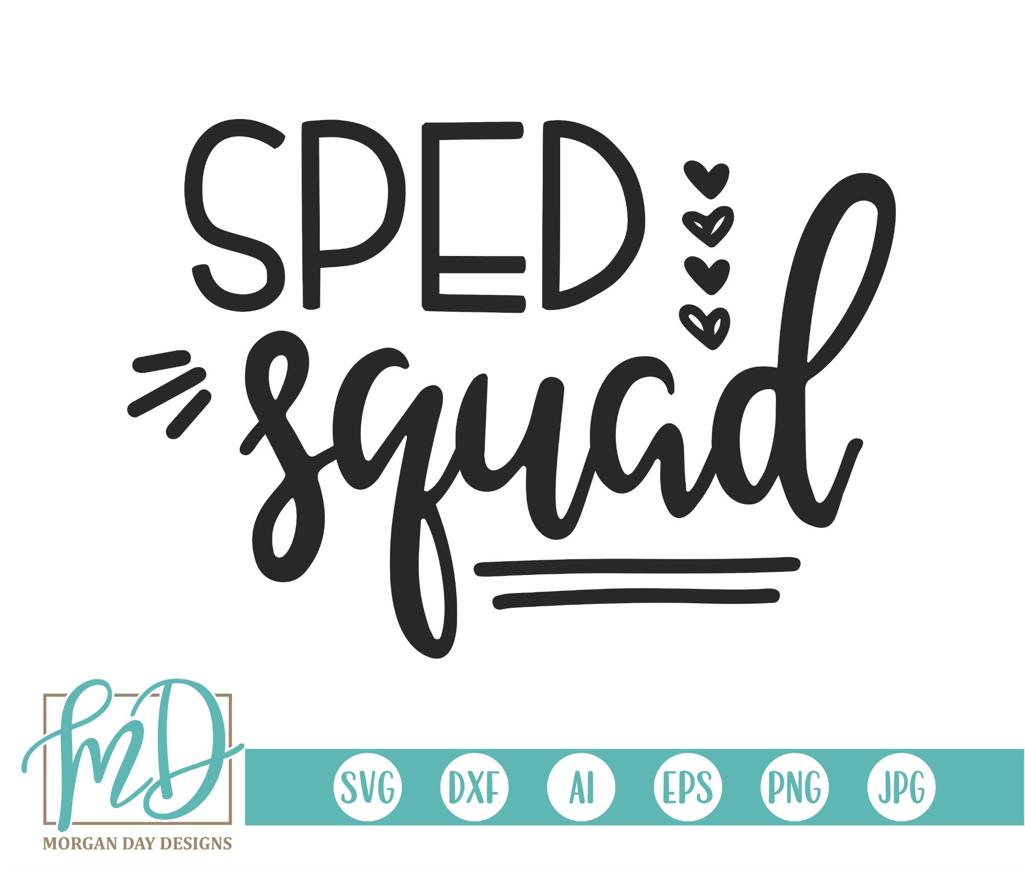 Special Ed Svg SPED SVG SPED Squad Svg Teacher Svg Special - Etsy