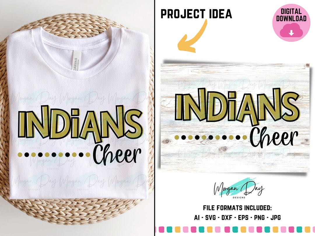 Indians SVG, Indians PNG, Cheer SVG, Cheerleader Svg, Cheer Coach Svg ...