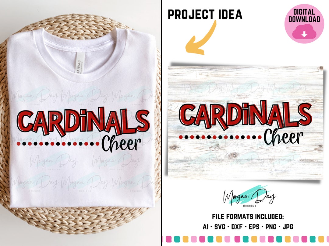 Cardinals SVG, Cardinals PNG, Cheer SVG, Cheerleader Svg, Cheer Coach ...