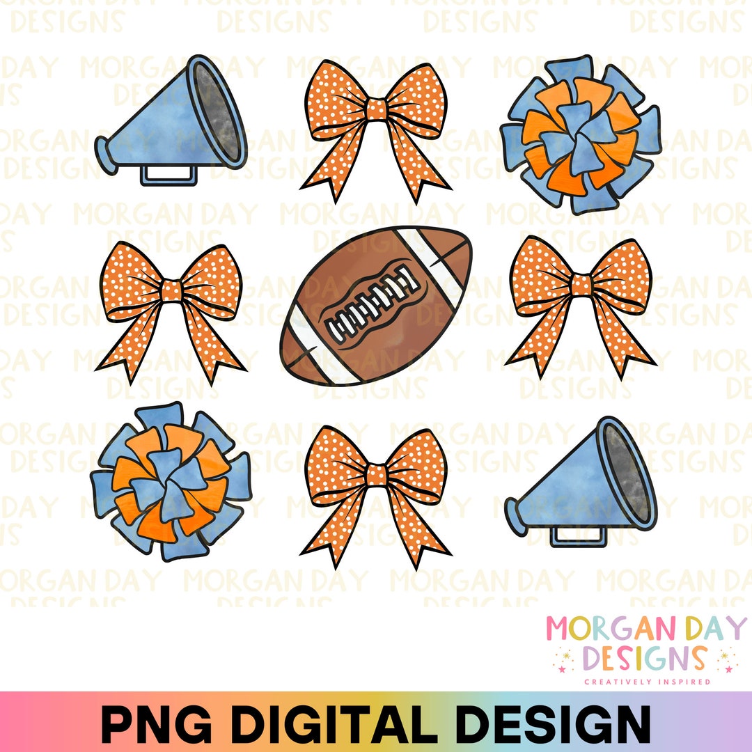 Coquette Cheer PNG, Preppy PNG, Football Cheerleader Png, Trendy Cheer ...