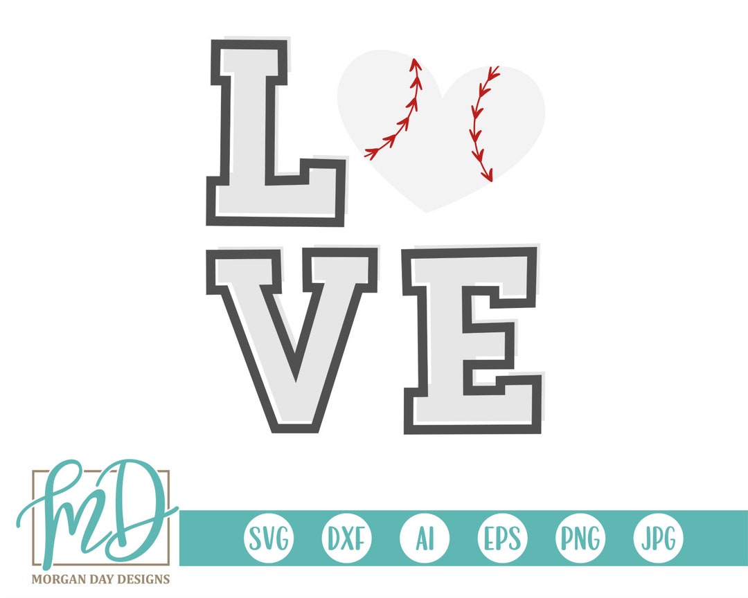 Baseball Love SVG, Baseball SVG, Baseball Mom SVG, Love Baseball Svg ...