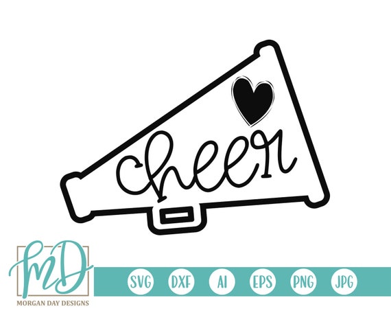 Cheer SVG Cheerleader SVG Megaphone SVG Love Cheer Svg | Etsy Israel