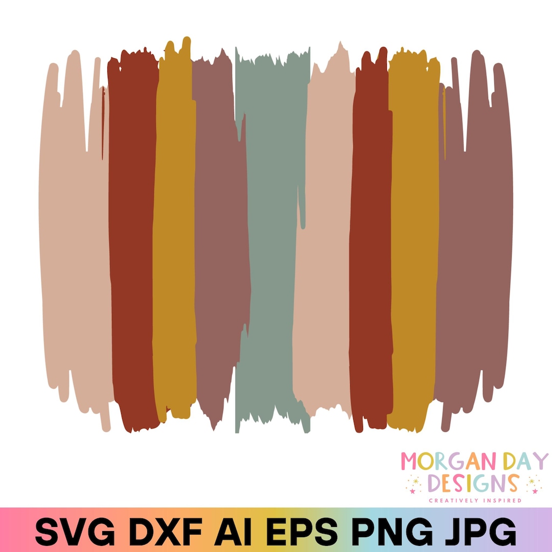 Fall Brushstroke Background SVG, Paint Stroke SVG, Brush Strokes, Paint ...