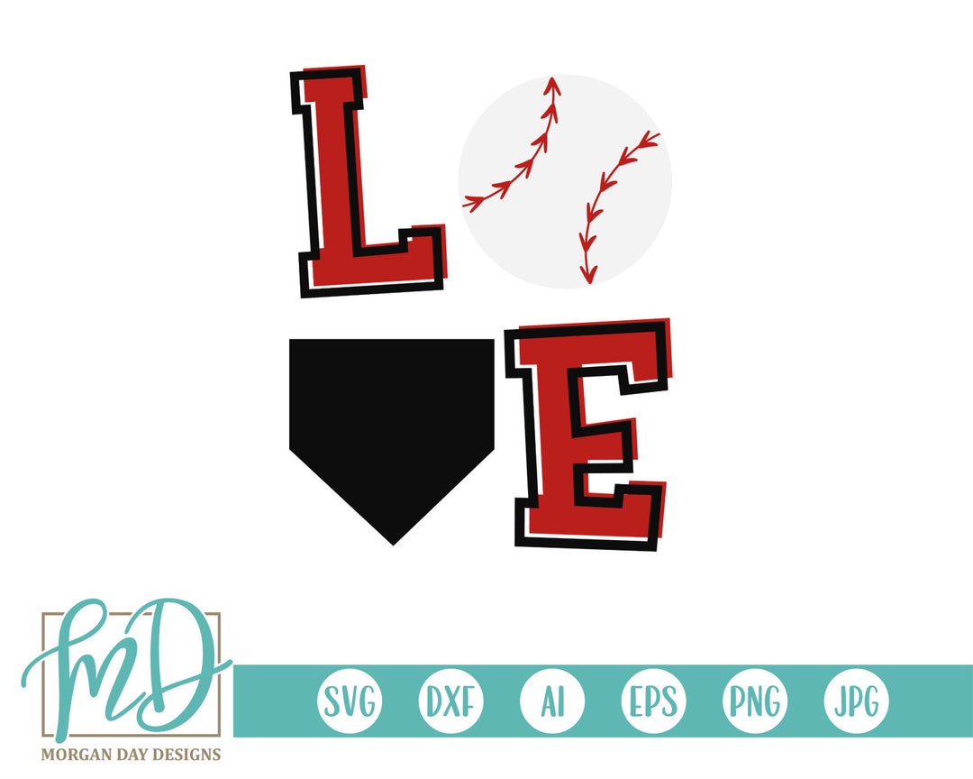 Love Baseball SVG, Baseball Mom SVG, Baseball SVG, Baseball Love Svg ...