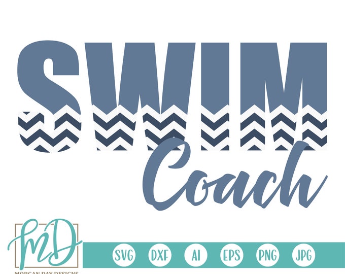 Swim Coach SVG, Best Coach Svg, Coach Gift Svg, Swim Teacher Svg, Swim ...