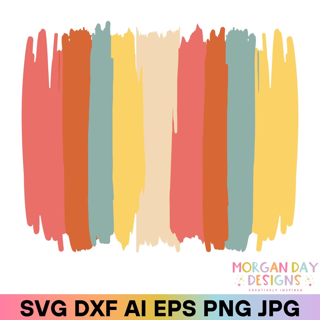 Fall Brushstroke Background SVG, Paint Stroke SVG, Brush Strokes, Paint ...