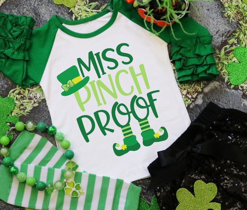 St Patrick's Day SVG Miss Pinch Proof SVG Shamrock SVG - Etsy