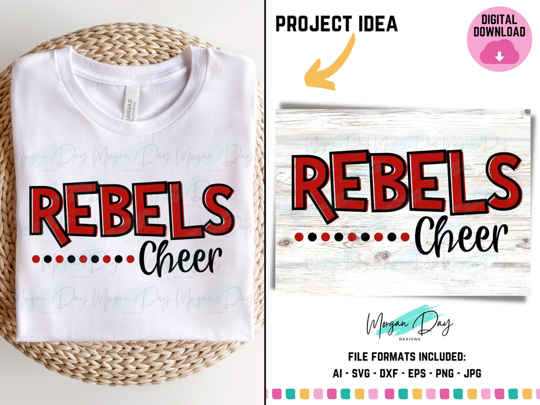Rebels SVG, Rebels PNG, Cheer SVG, Cheerleader Svg, Cheer Coach Svg ...