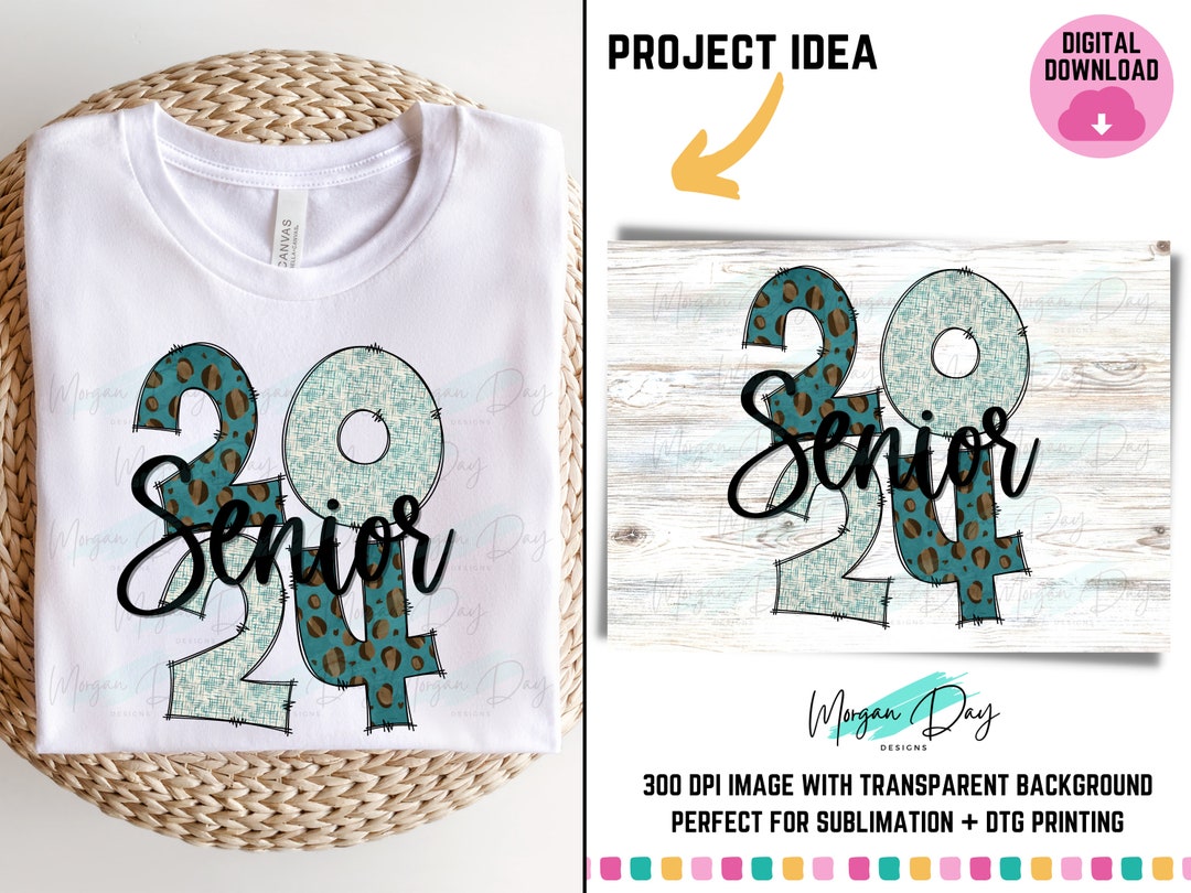 Senior 2024 PNG 2024 Senior Sublimation Graduation - Etsy UK