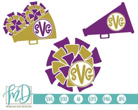 Cheer SVG Cheer Monogram SVG Cheerleader SVG Cheer Coach - Etsy Finland
