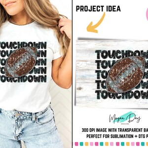 Sequin Football PNG, Sequin Png, Touchdown Season PNG, Football ...