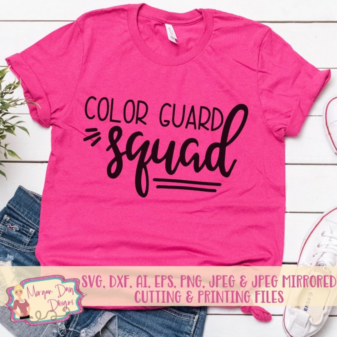 Color Guard Squad SVG - Marching Band SVG - Color Guard SVG - Marching ...