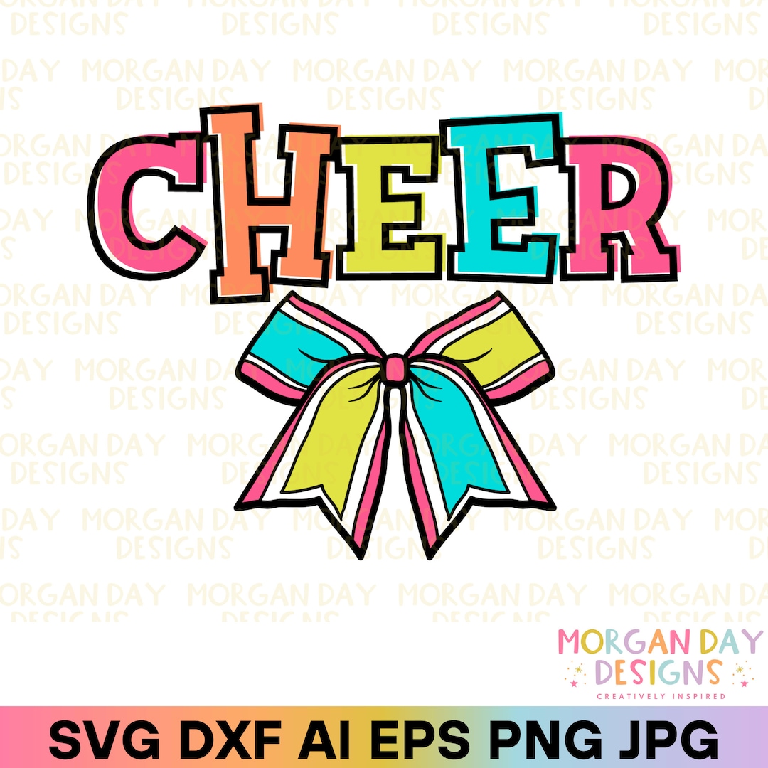 Coquette Cheer SVG, Preppy SVG, Cheerleader SVG, Trendy Cheer Mom Shirt ...