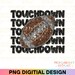 Sequin Football PNG, Sequin Png, Touchdown Season PNG, Football ...