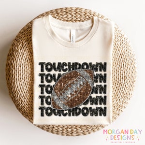 Sequin Football PNG, Sequin Png, Touchdown Season PNG, Football ...