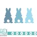Easter SVG Three Bunnies SVG Bunny SVG Easter Bunny Svg - Etsy