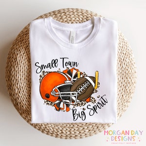 Small Town Big Spirit Football Sublimation Bundle, Football PNG Designs ...