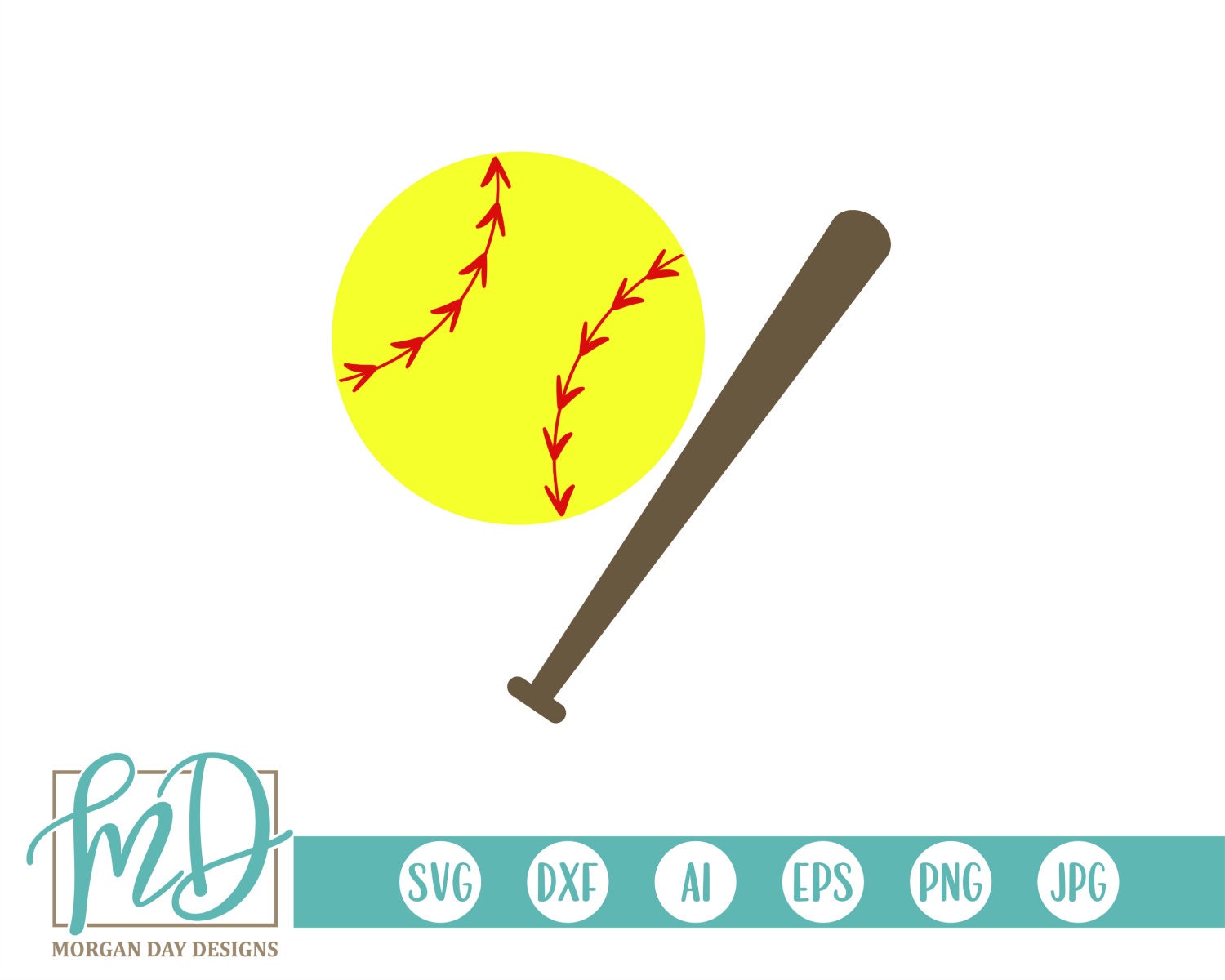 Clip Art Softball Bat