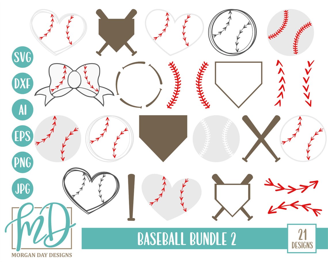 Baseball Bundle SVG SVG Bundle Baseball SVG Baseball - Etsy