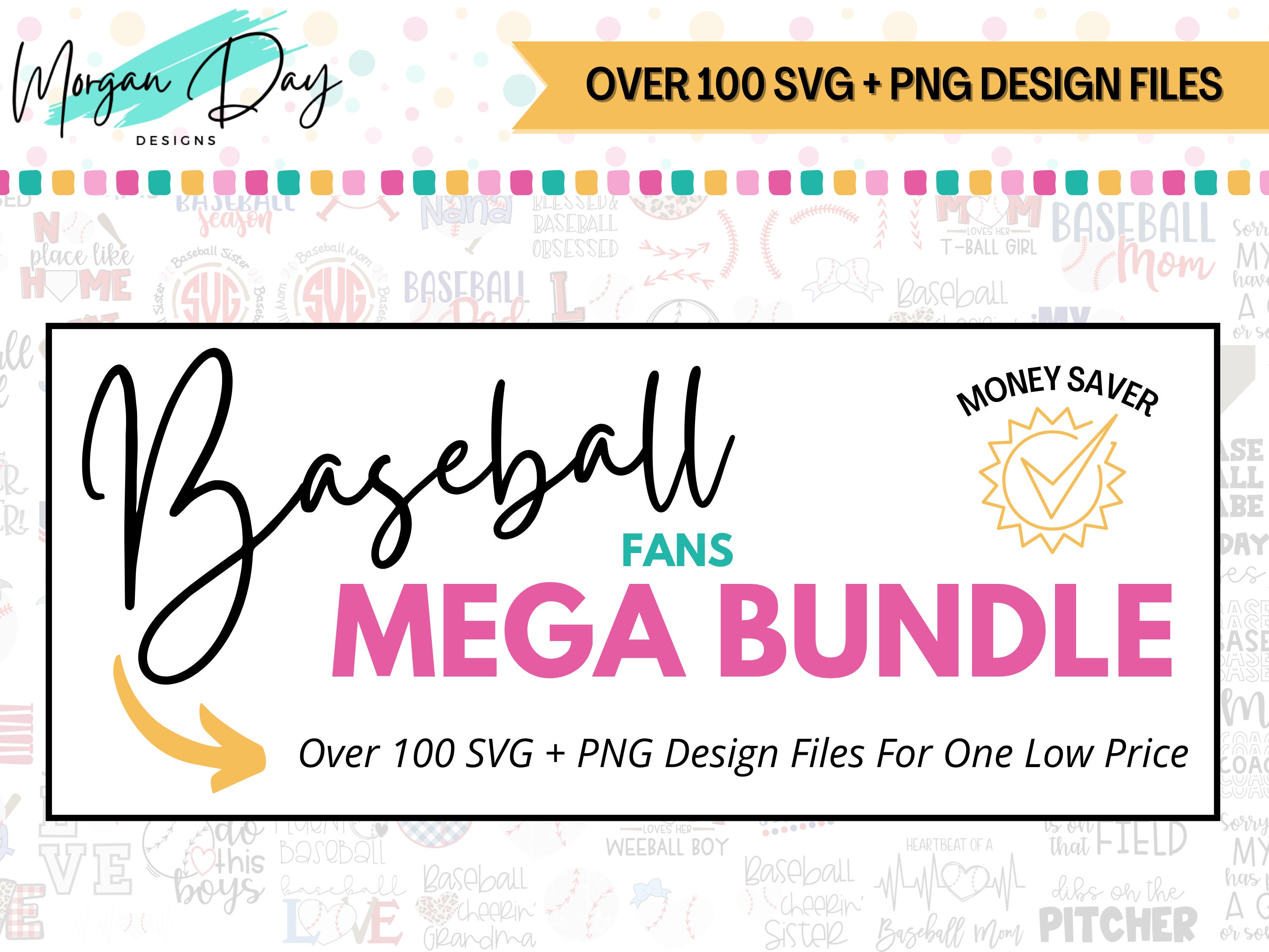 Mega Baseball SVG Bundle Baseball PNG Bundle Baseball - Etsy
