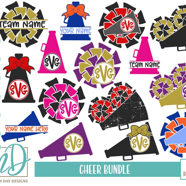 Cheer Monogram - Etsy
