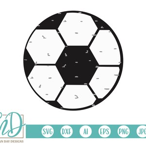 Grunge Soccer Ball SVG - Grunge Soccer SVG - Grunge SVG - Soccer Svg ...