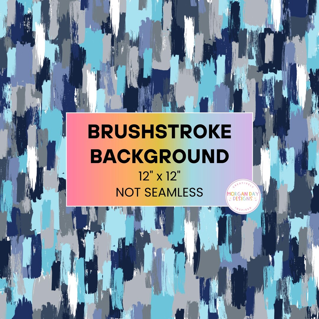 Colorful Brushstroke Background, Pattern PNG, Digital Paper, Brush ...