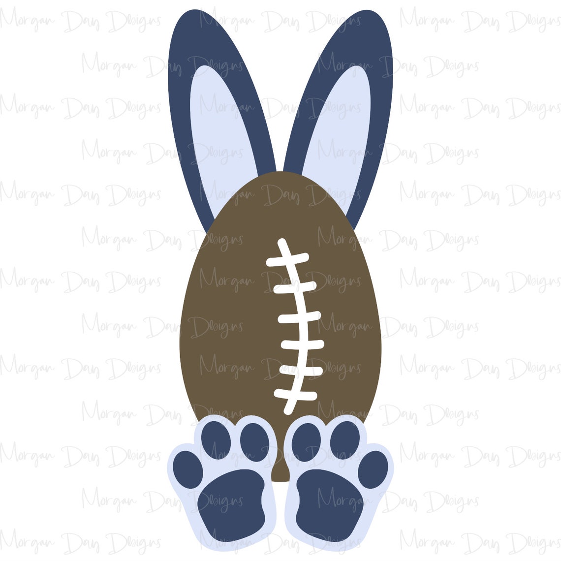 Easter SVG Football SVG Easter Bunny SVG Football Easter - Etsy