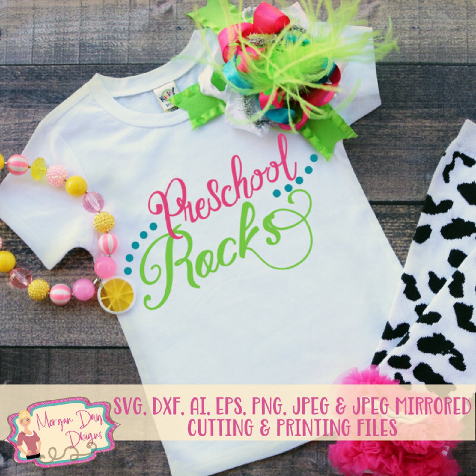 Preschool Rocks SVG School Rocks SVG Preschool Svg Back | Etsy