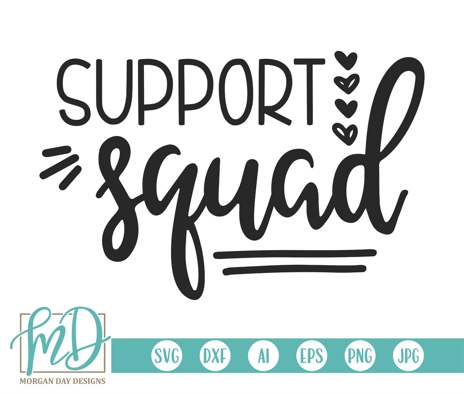 Support Squad Svg Support SVG Teacher SVG Gifted Svg | Etsy