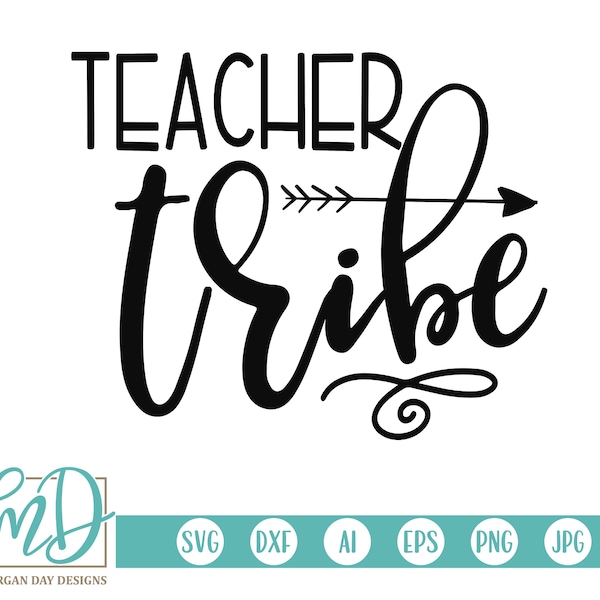 Teacher Tribe Svg - Etsy