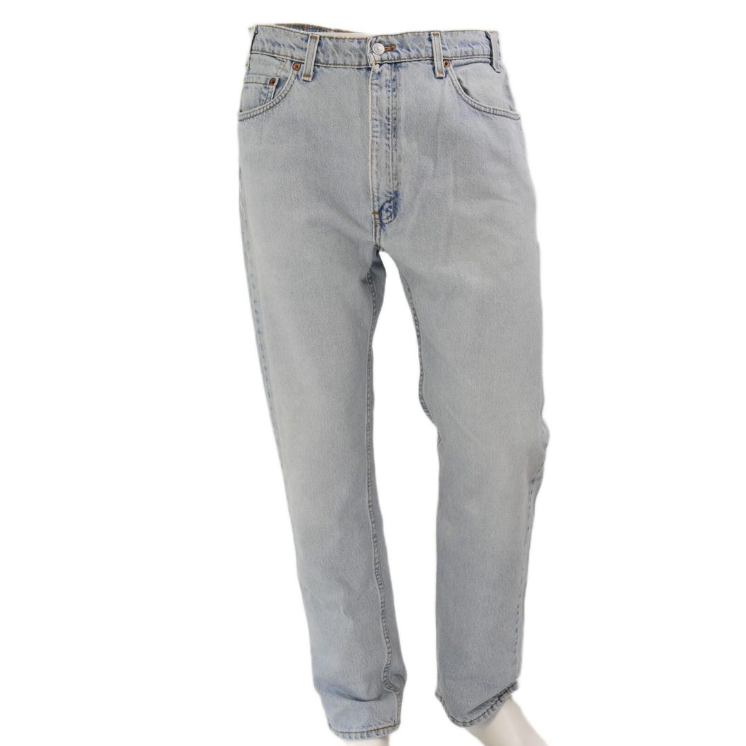 80s Vintage Levis 505 Light Stone Wash Jeans Straight Leg Grunge 36x30 ...