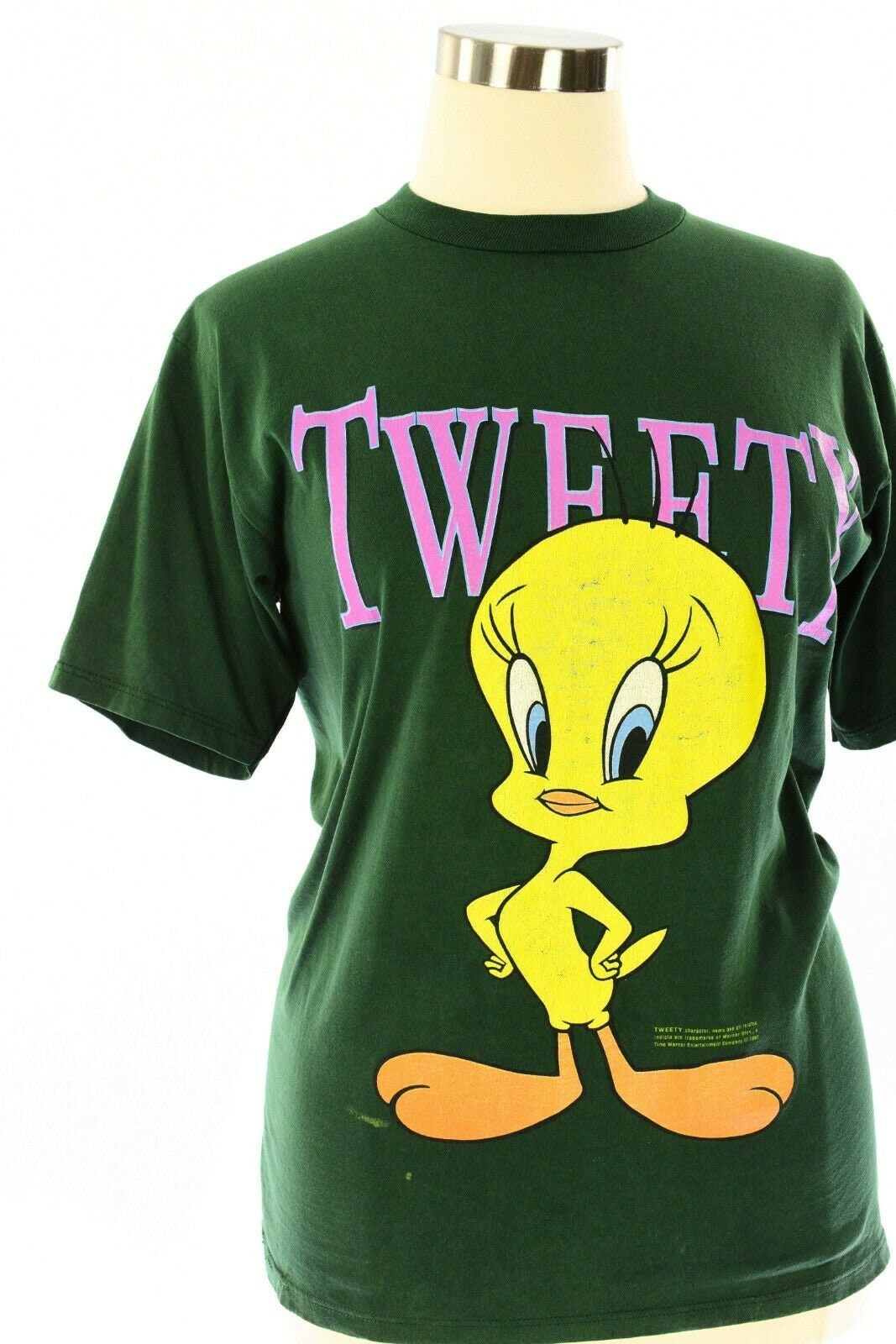 90s Vintage Womens L Tweety Bird Graphic T Shirt Velva Sheen | Etsy