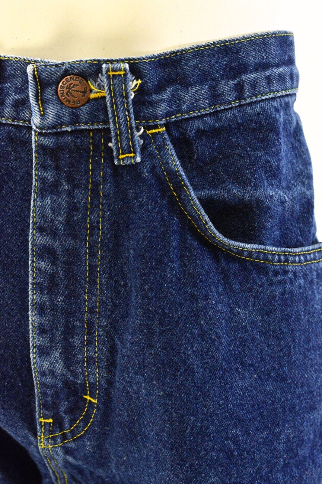 80s Vintage Jeans Dark Wash High Waist Tapered Leg Womens 6S ...